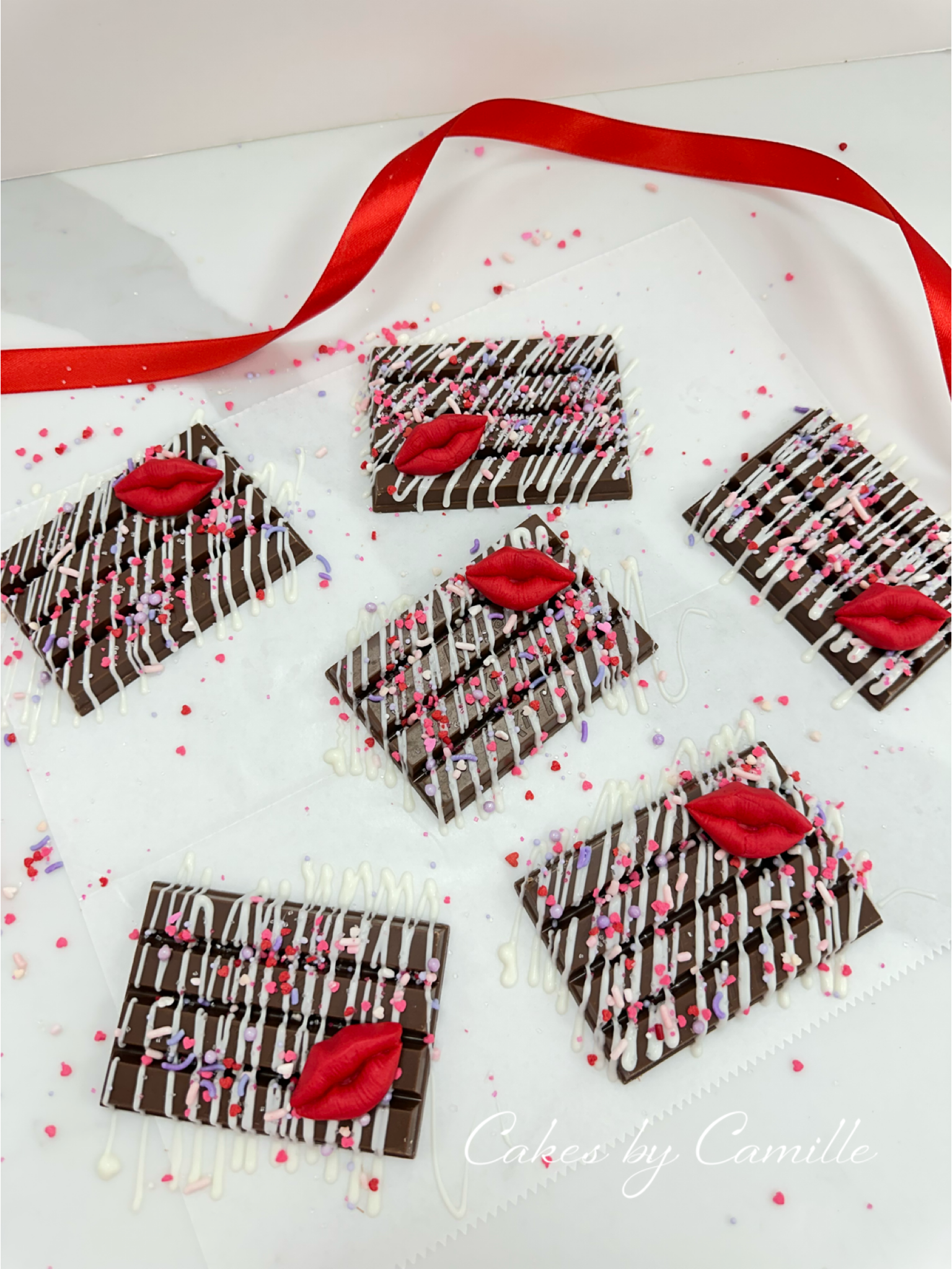 White Chocolate Kit Kat Bar | Cakes by Camille